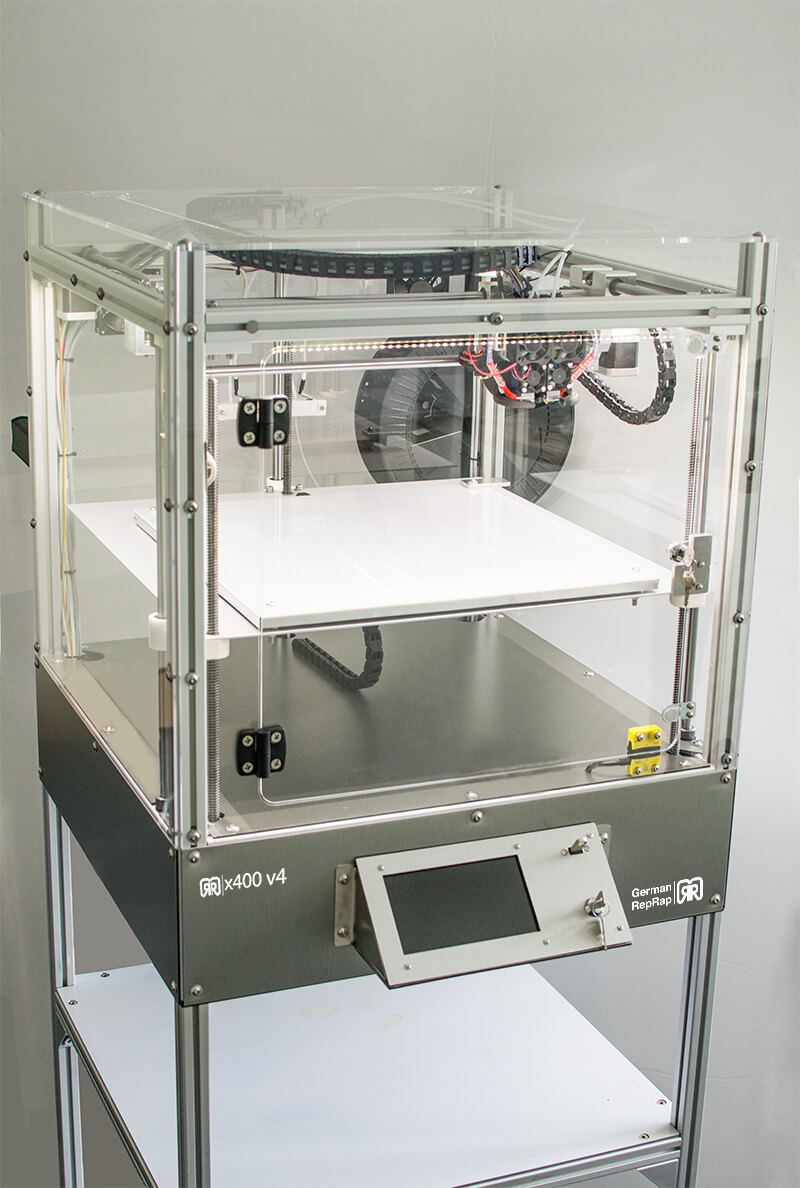 German RepRap stellt mit X400 v4 einen 3D-Drucker der vierten ...