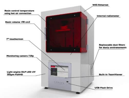 Neuer 3D-Drucker Microlay Versus für die Zahnmedizin vorgestellt
