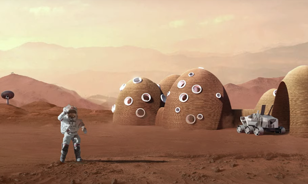 Projekt "Olympus": ICON entwickelt 3D-Drucker für Gebäude auf Mond und Mars