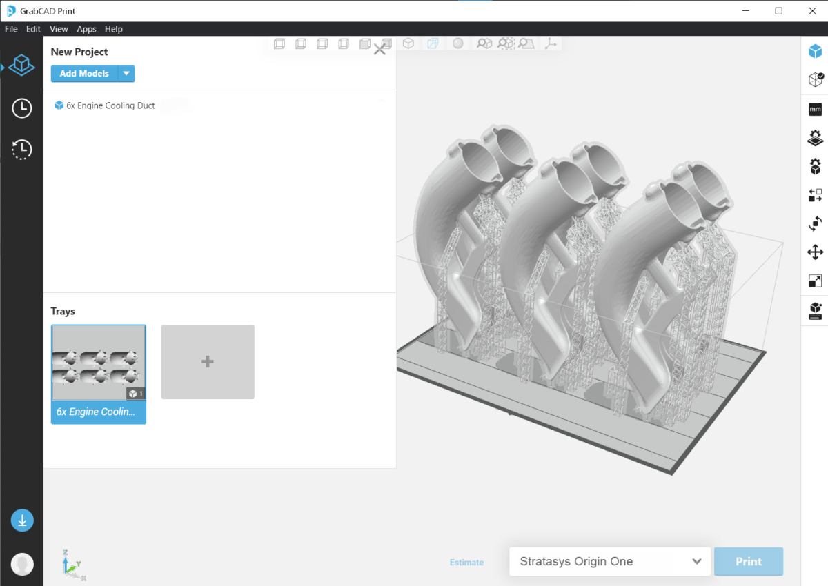 Stratasys bietet GrabCAD Print für seine Origin One-3D-Drucker an