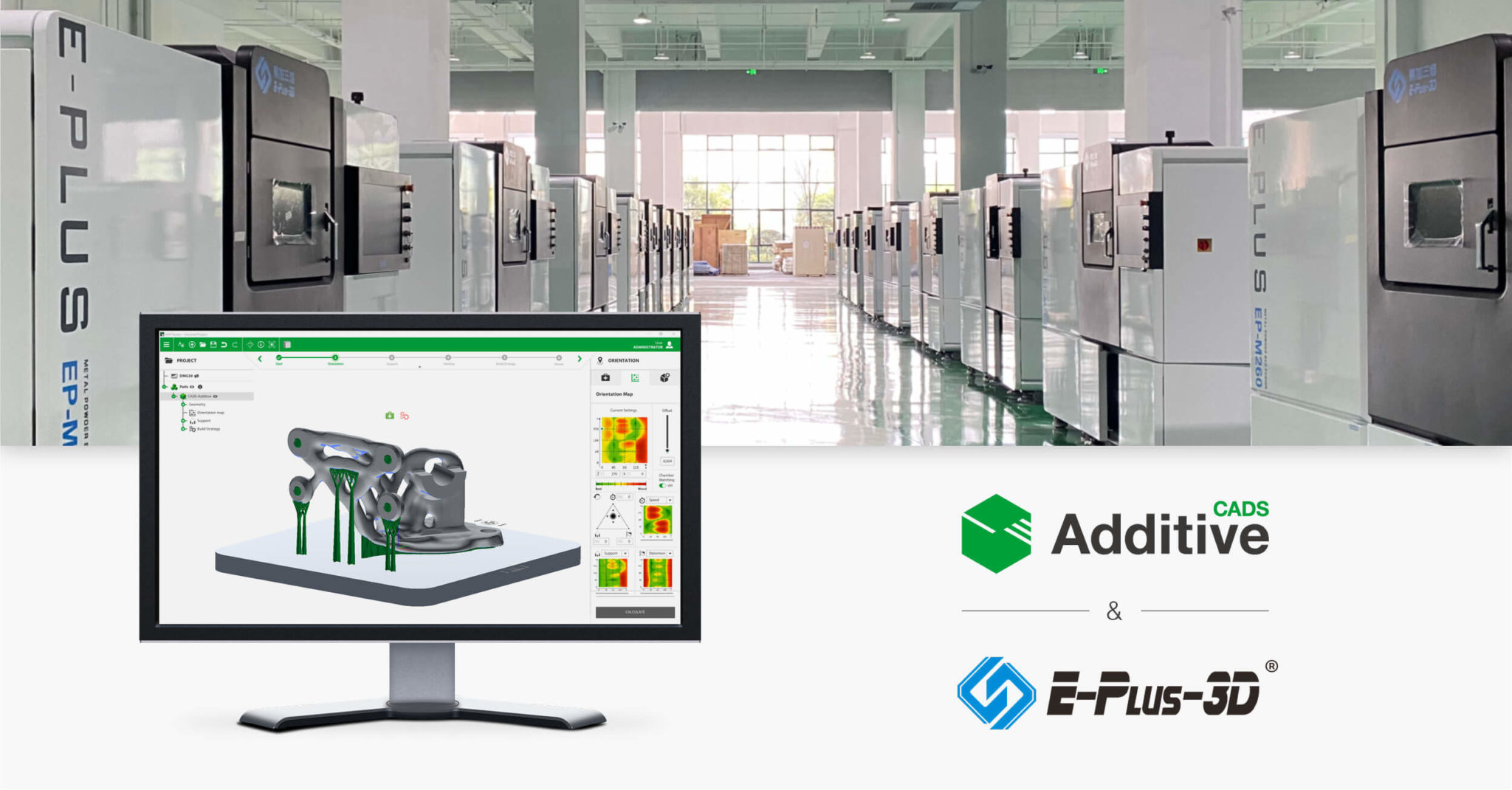 CADS Additive integriert "AM-Studio" in Metall-3D-Drucker von Eplus3D