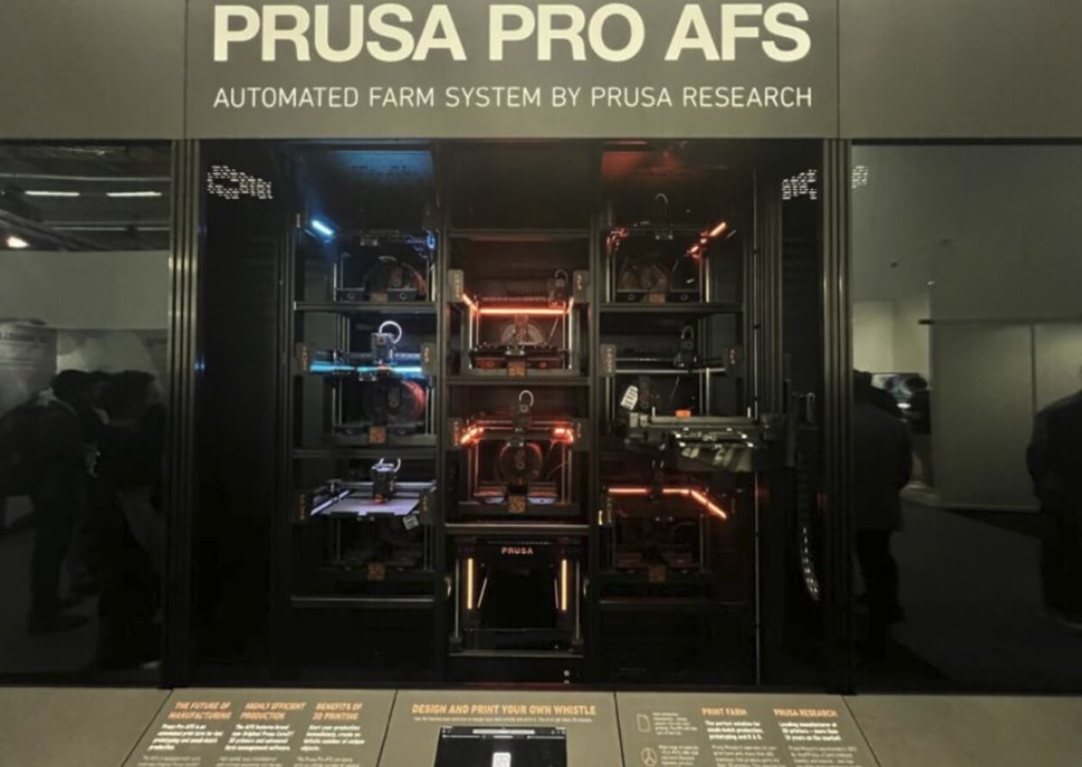 Prusa nennt Preis für sein "Prusa Pro AFS" 3D-Druck-System