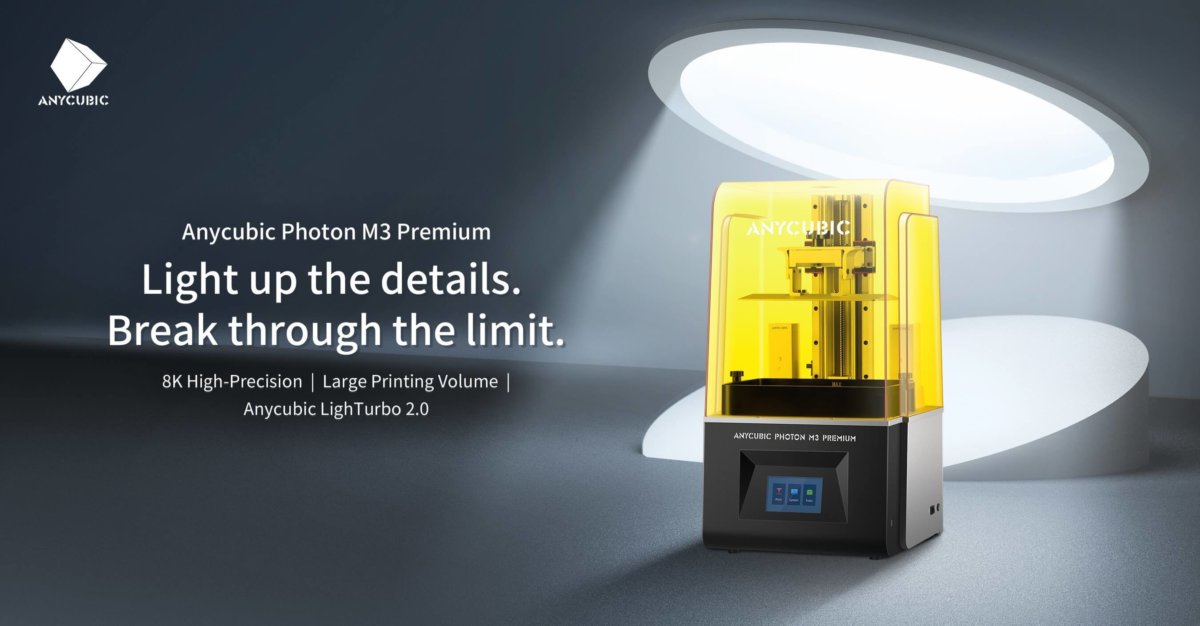 Anycubic stellt mit Photon M3 Premium neuen 8K-Harz-LCD-3D-Drucker vor