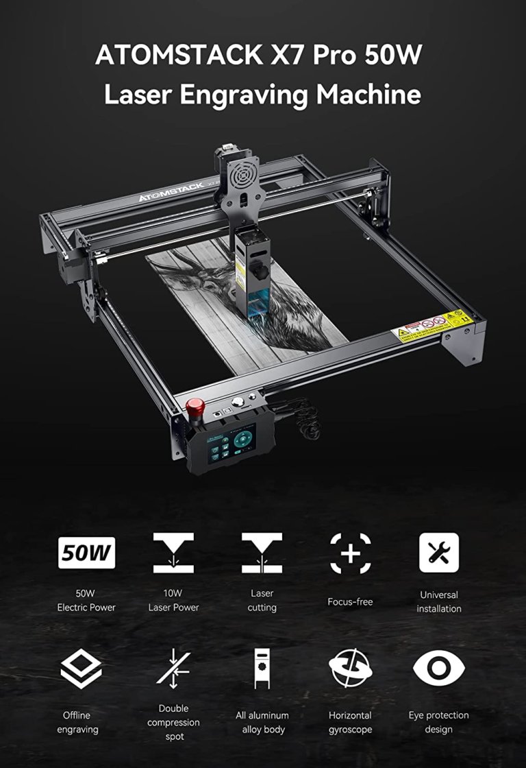 ATOMSTACK X7 Pro 50W Test – 3D-grenzenlos Review