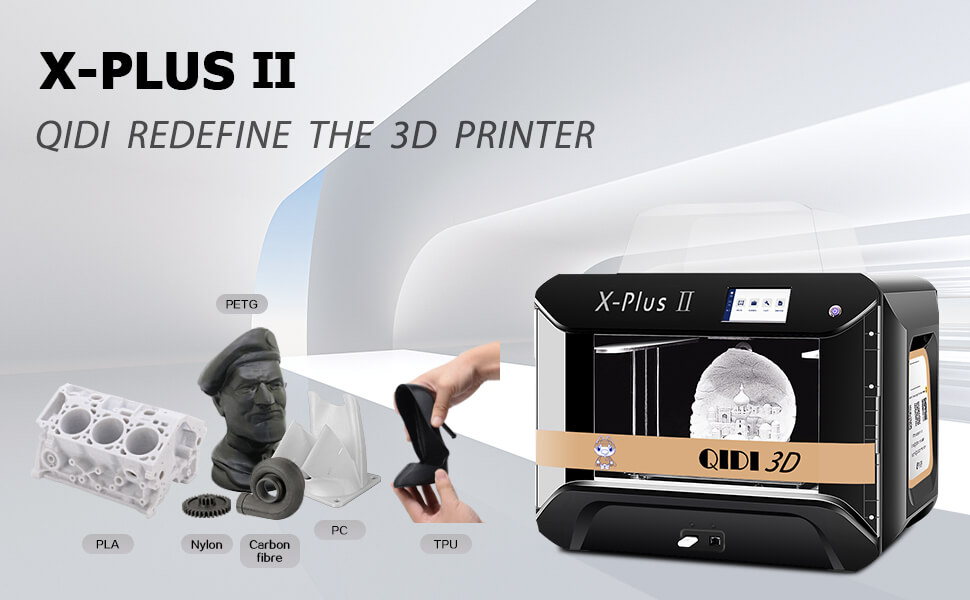QIDI Tech X-Plus II 3D-Drucker mit verbessertem Extruder vorgestellt