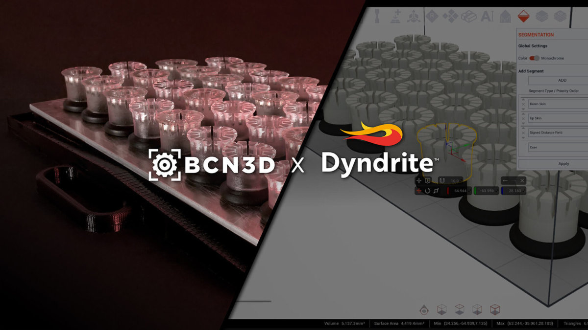 VLM-3D-Drucker von BCN3D mit Dyndrite-Software erweitert