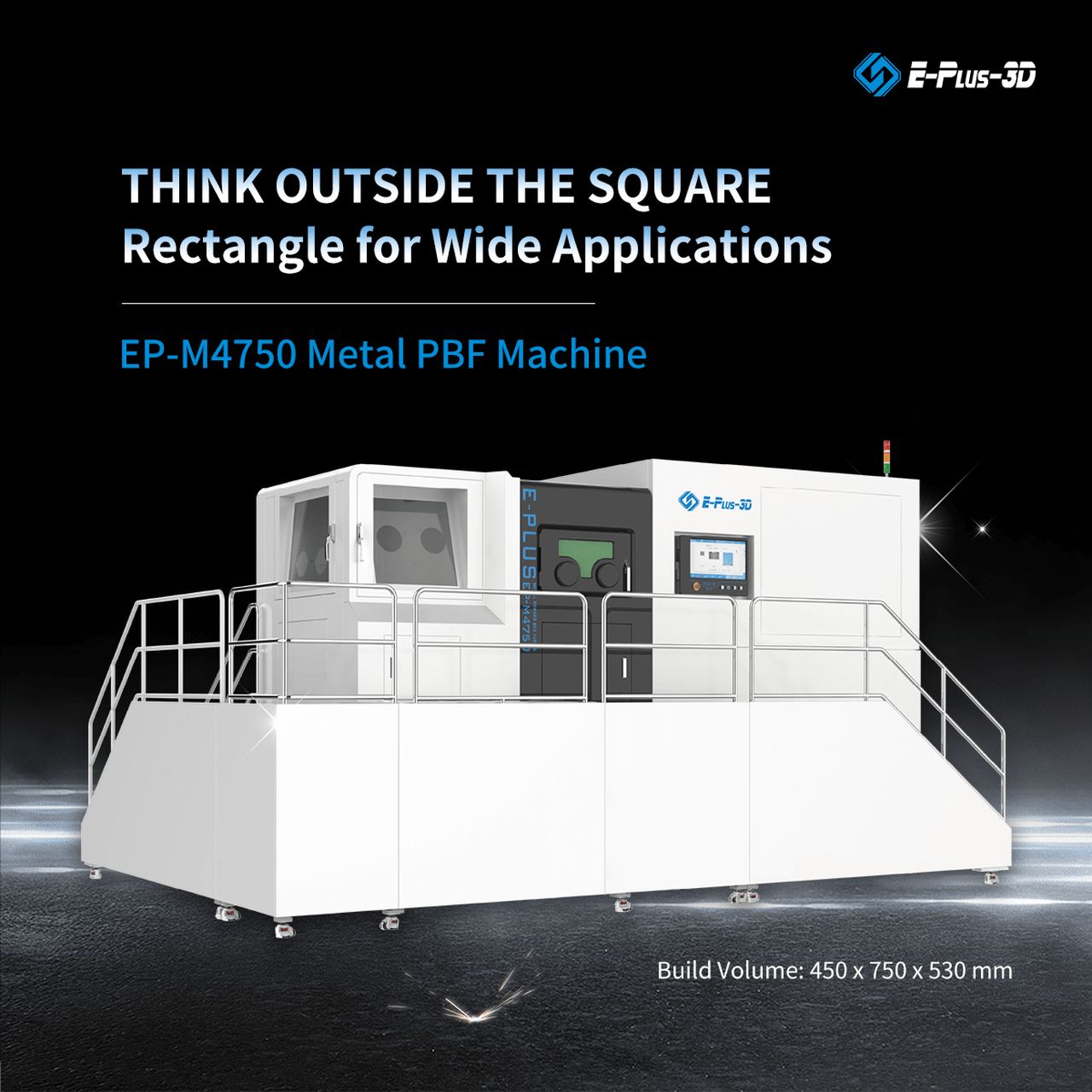 Eplus3D stellt neuen Großformat-Metall-3D-Drucker EP-M4750 für die ...